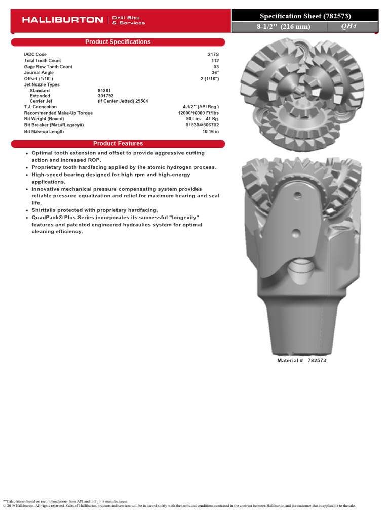 Specification Sheet (782573) | PDF | Engines | Mechanical Engineering