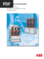 VD4 Vacuum Circuit-Breaker Instruction Manual | PDF | Switch | Rectifier