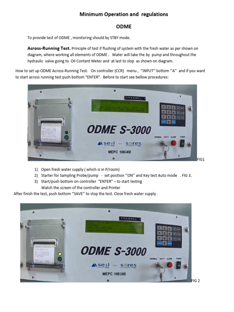 ODME S-3000 Instruction | PDF | Pump | Valve