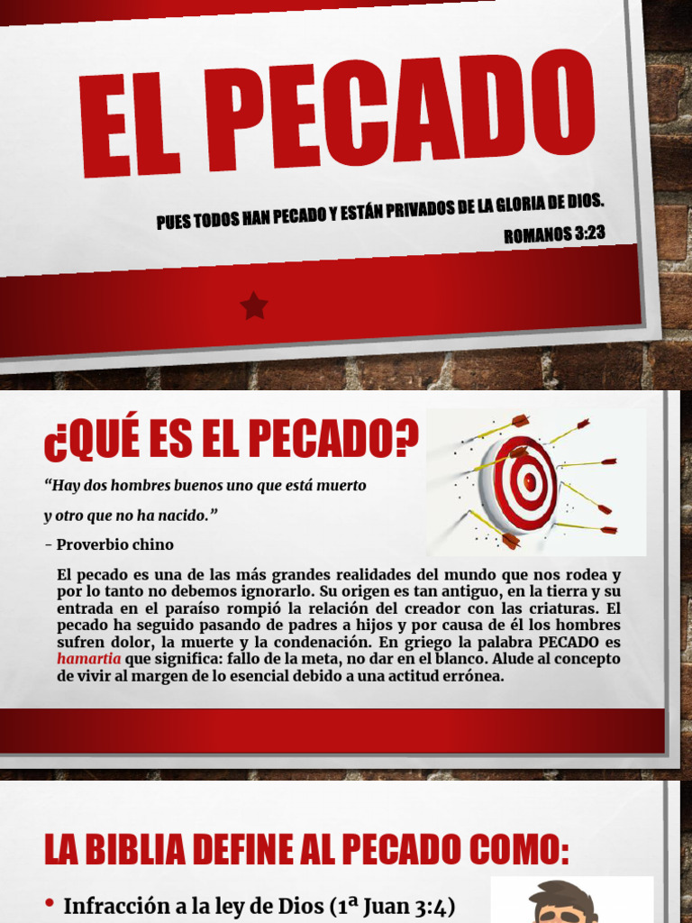 El Pecado Pdf Pecado Satán