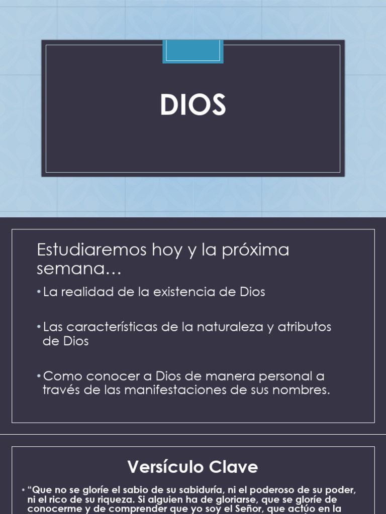 Dios | PDF | Dios | Santo