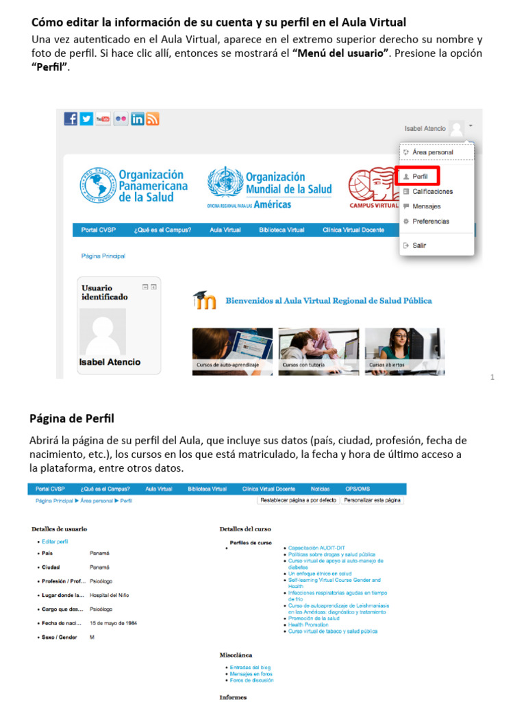 04-Editar Informacion Cuenta Perfil | PDF | Contraseña | Archivo de computadora