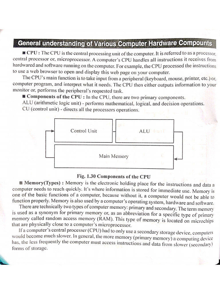 Computer Hardware Basic | PDF