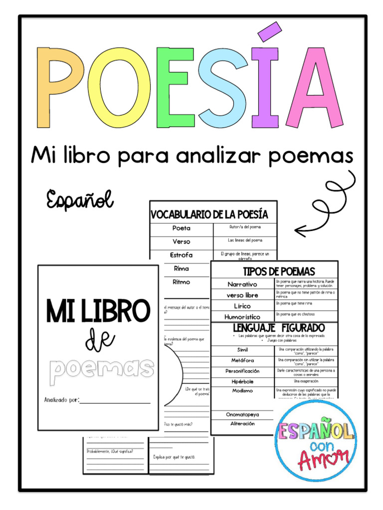 Mi Libro para Analizar Poemas: Español | PDF | Poesía