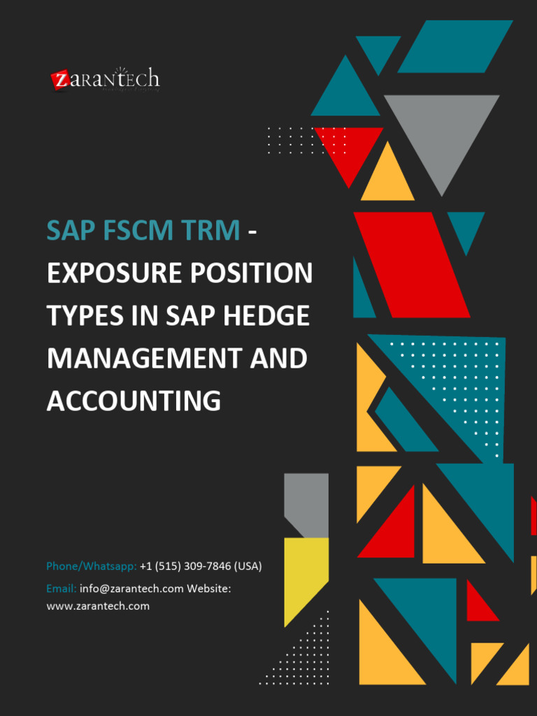 Exposure Position Types in SAP Hedge Management 1704853008 | PDF ...