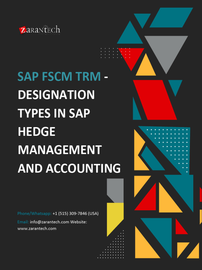 Designation Types in SAP Hedge Management and Accounting 1704853354 ...