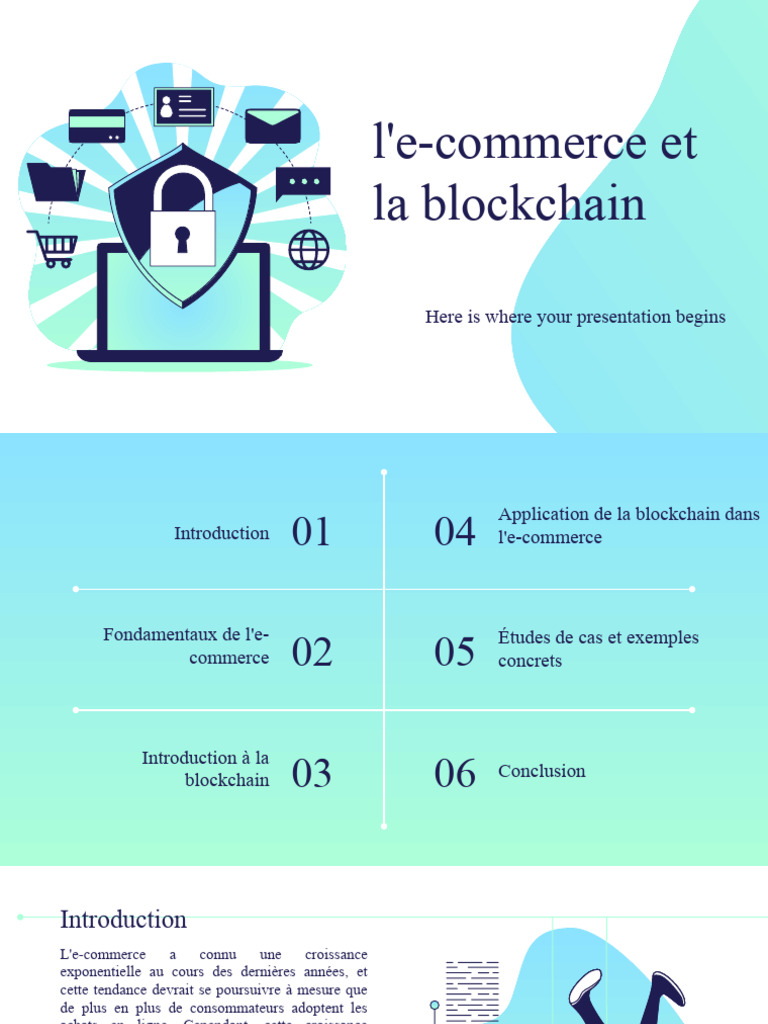 Blockchain dans l'E-commerce | PDF | Commerce électronique | Informatique
