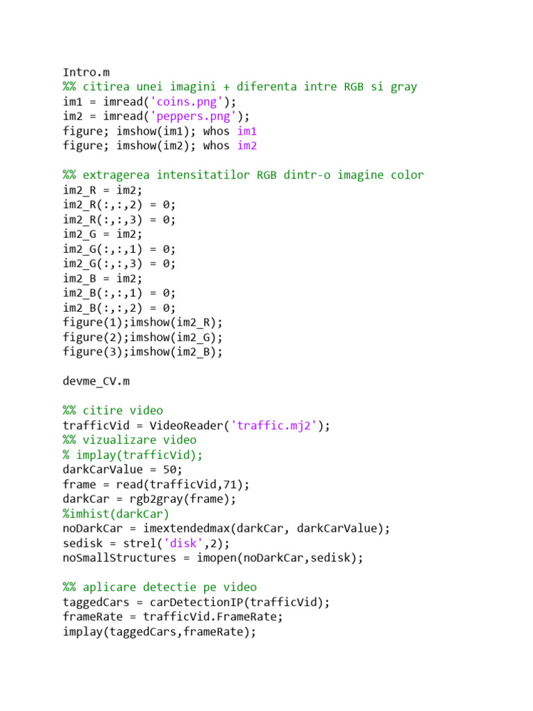 Cod Procesare de Imagini Devme2022 | PDF | Computers
