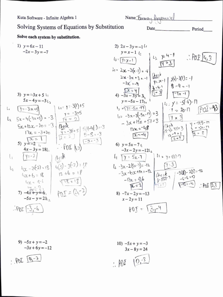 Maths Substitution Method | Download Free PDF | Mathematics