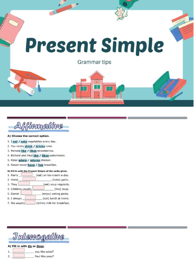 Present Simple | PDF