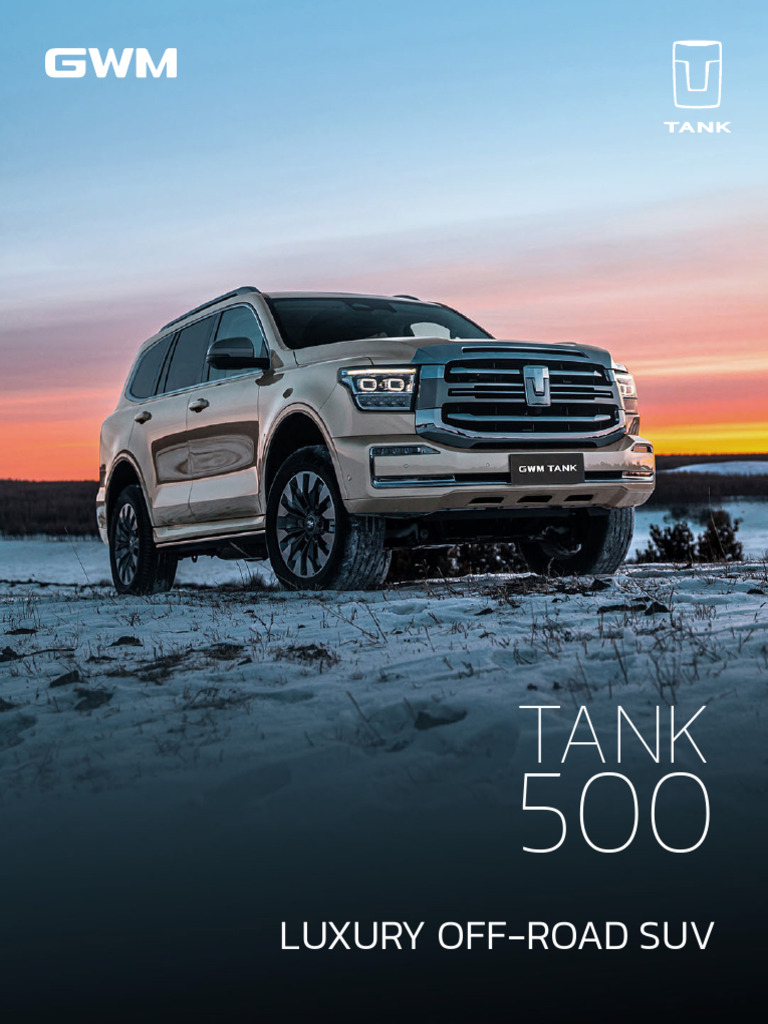 GWM Tank 500 872903 | PDF | Four Wheel Drive | Transportation Engineering