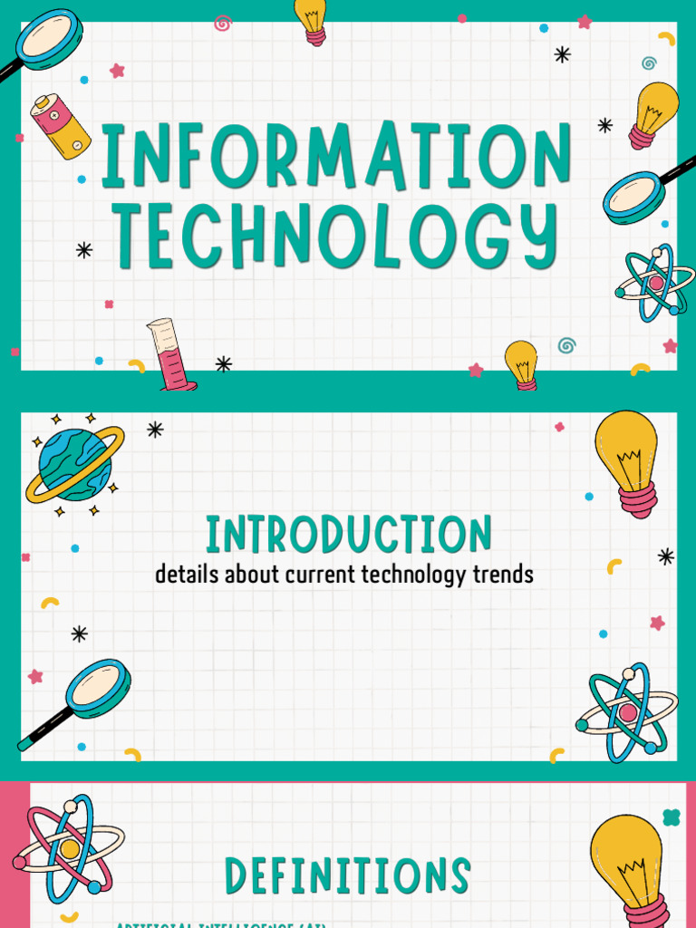 Details About Current Technology Trends | PDF | Artificial Intelligence ...