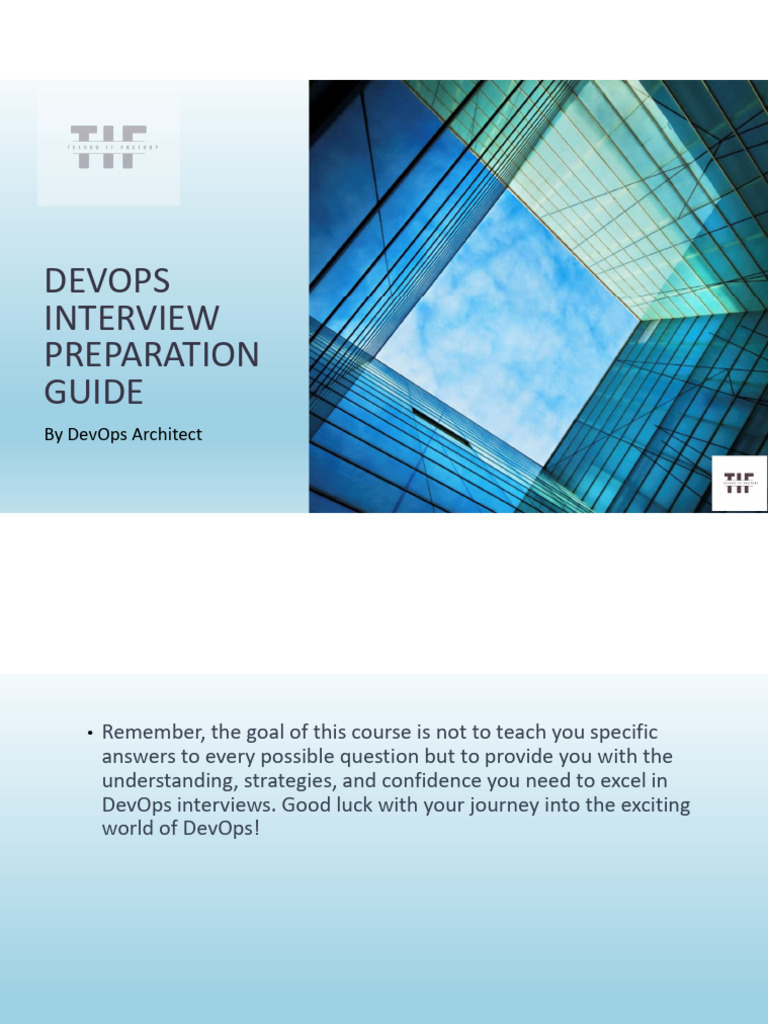 DevOps Interview Preparation Guide V1 | PDF | Cloud Computing | Security