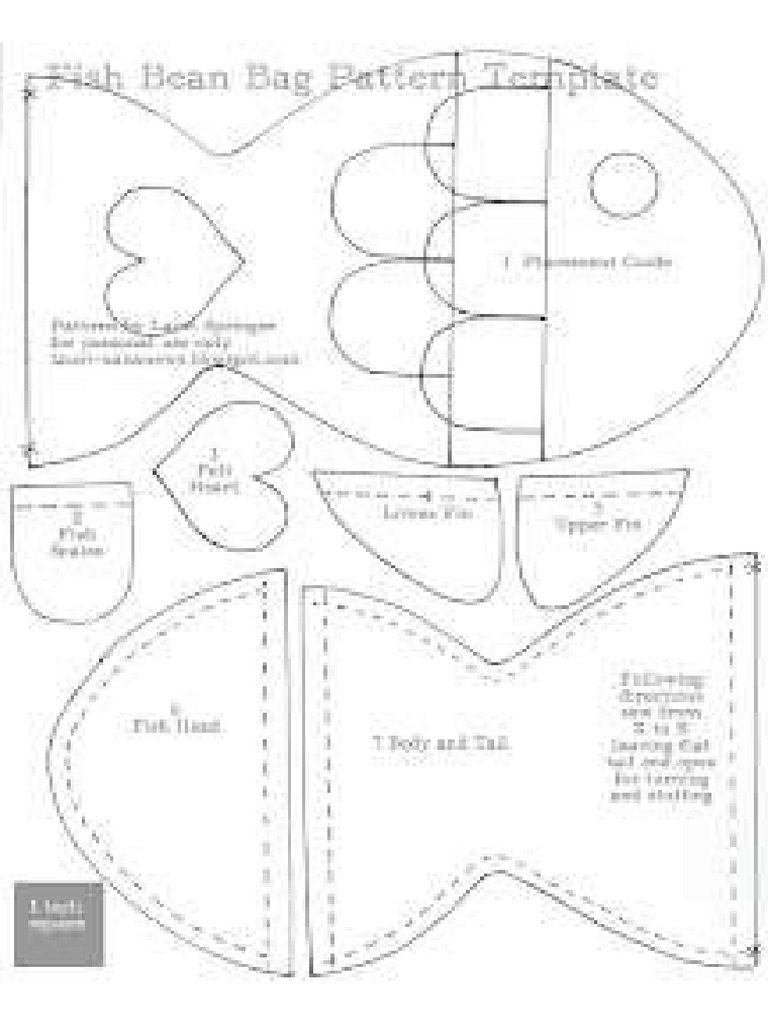 Fish Bean Bag Pattern | PDF
