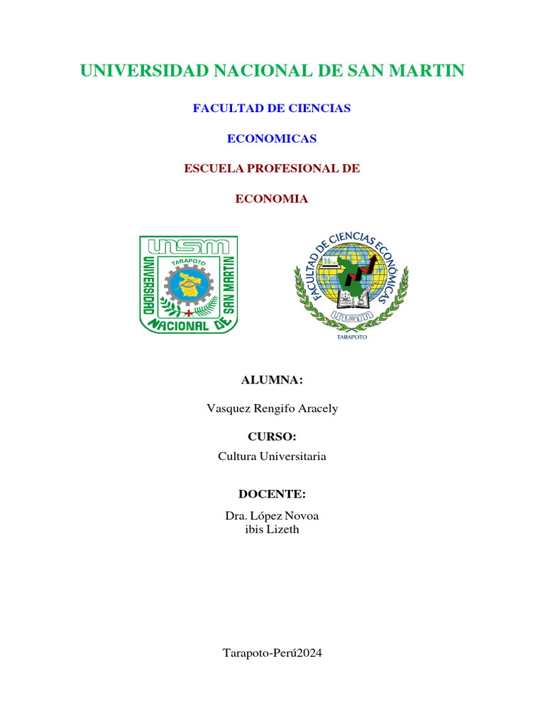 Historia - de - La - Unsm-Trabajo - de - Cultura Universitaria. | PDF ...