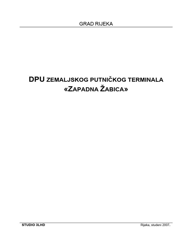 DPU Zabica Tekst Odredbe | PDF