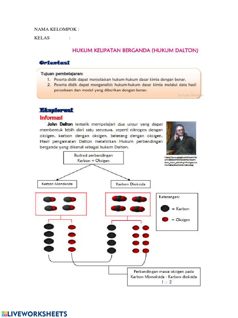 LKPD HK Dalton | PDF