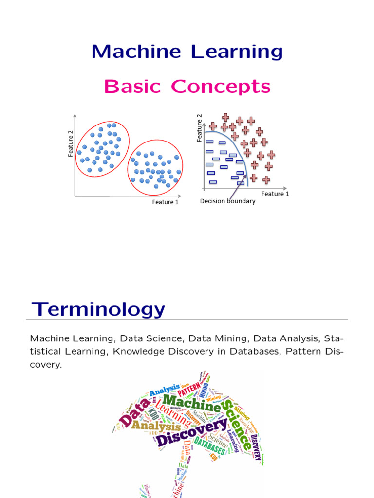 ML Basic Concepts | PDF | Machine Learning | Statistics