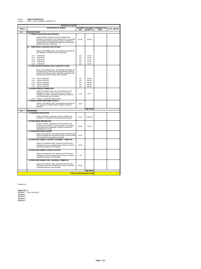 Group Project - 1st Progress Report | PDF | Concrete | Building Technology
