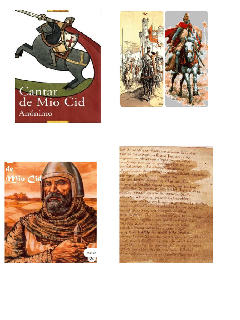 Imágenes de La Obra Mio Cid | PDF