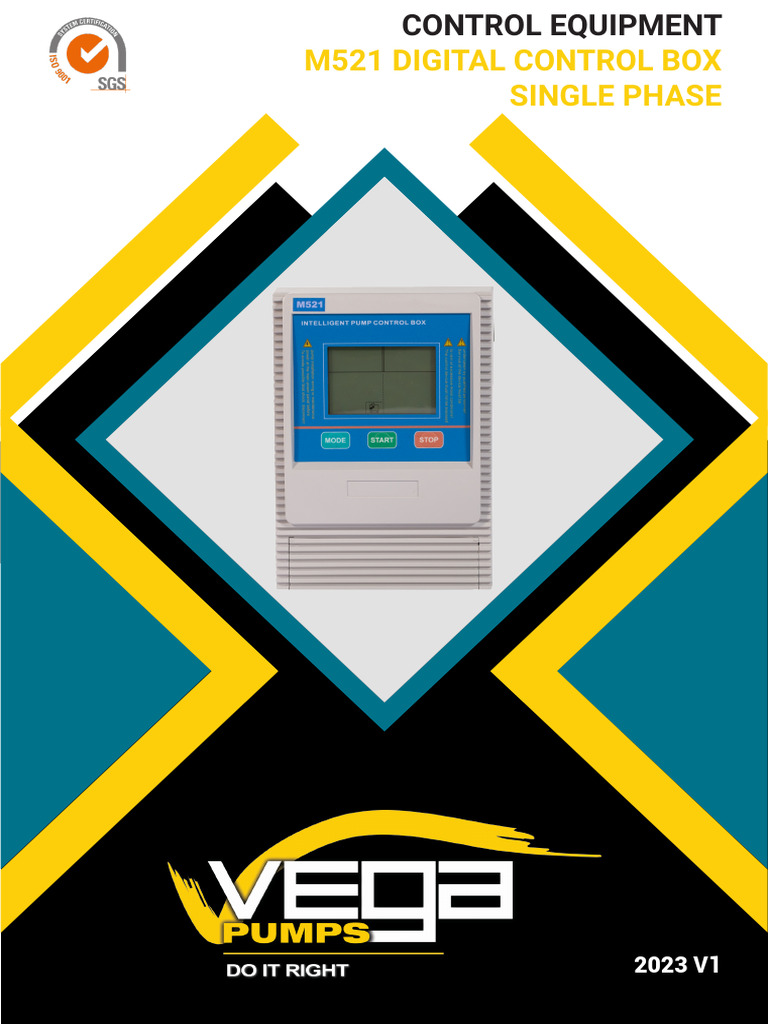 M521 Digital Control Box Single Phase 2023 V1 | PDF | Capacitor | Voltage
