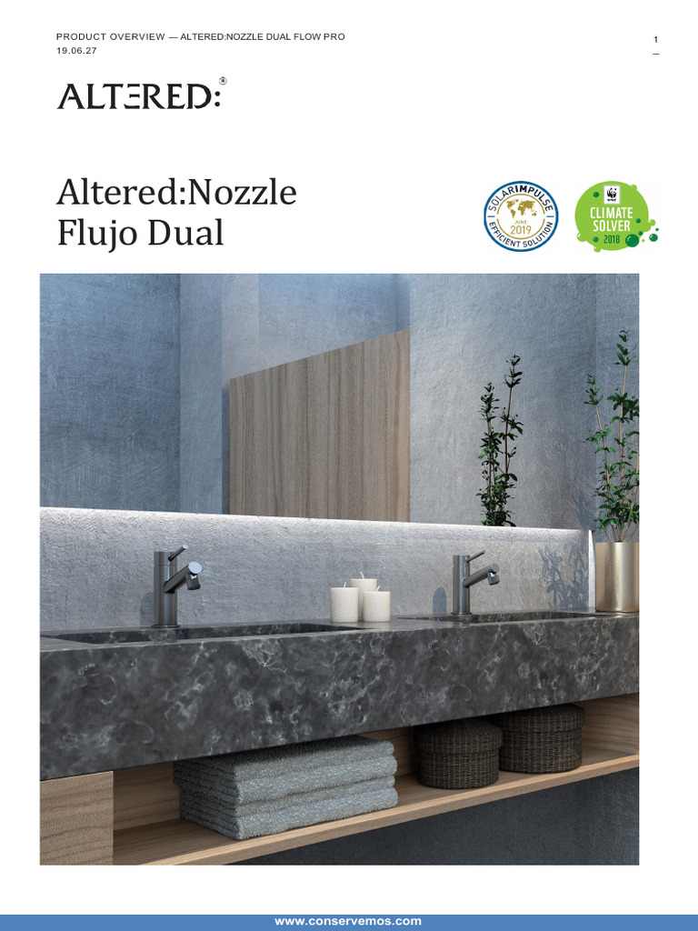 FT Altered Nozzle | PDF | Agua | Materiales de construcción