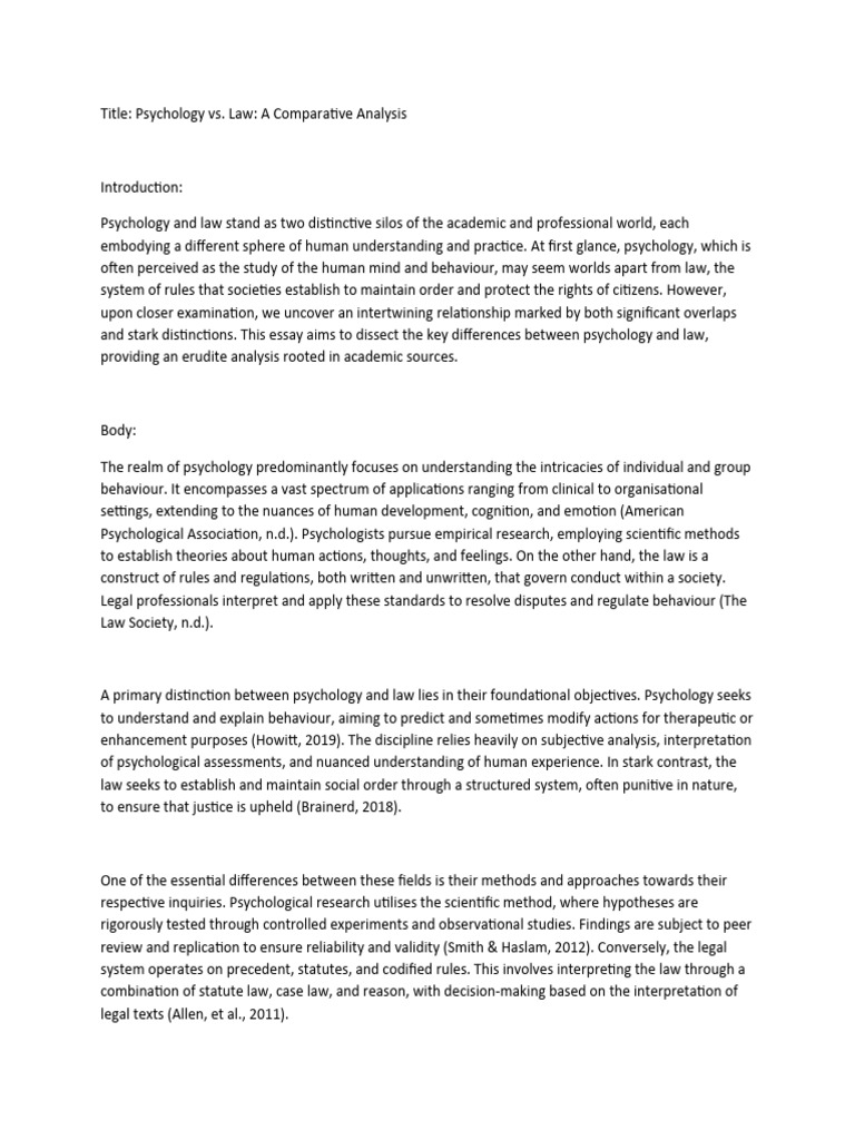 Title - Psycholo-WPS Office | PDF | Psychology | American Psychological ...