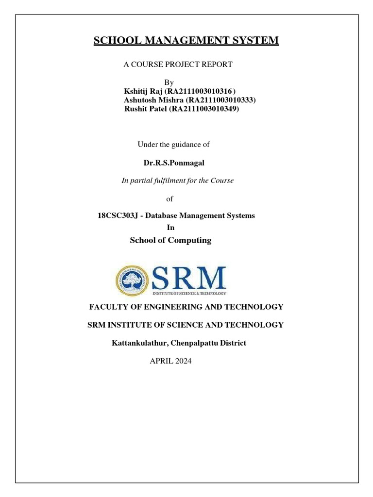 School Management System PDF | PDF | Inheritance (Object Oriented Programming) | Class (Computer ...