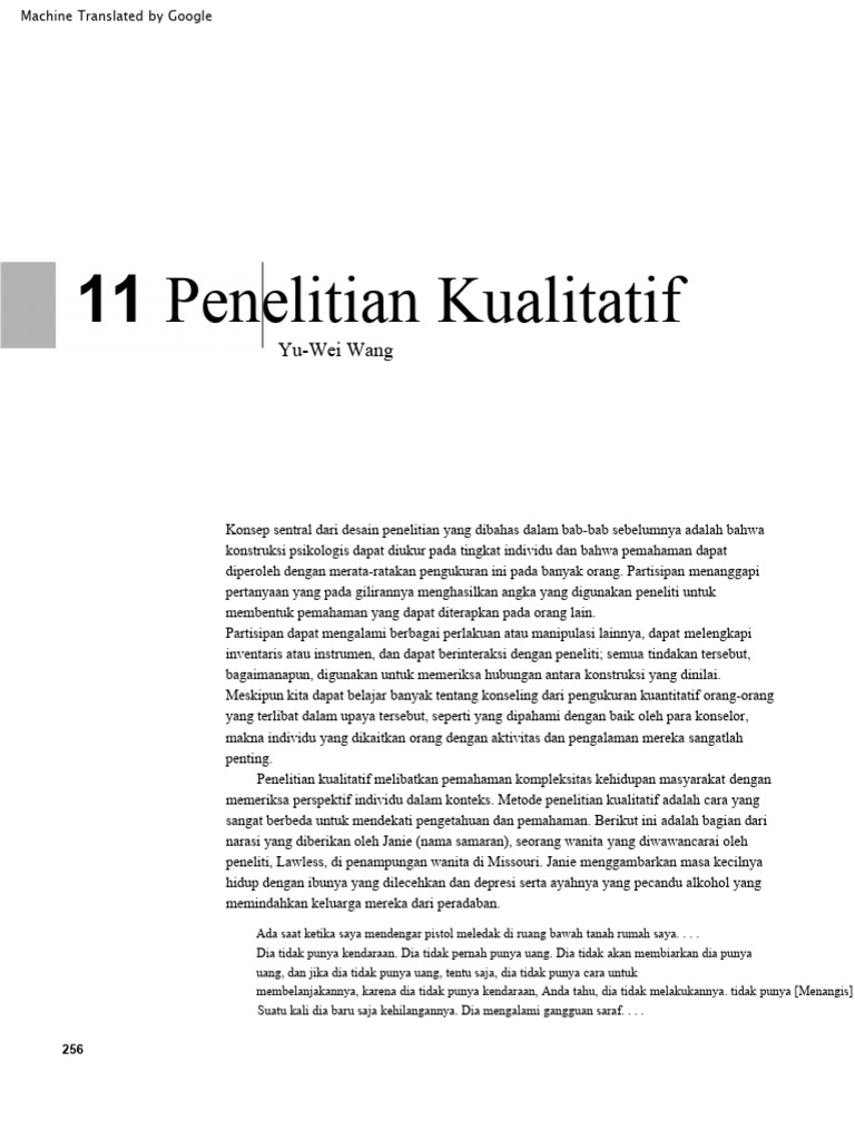Metode Kualitatif - P. Paul Heppner, Bruce E. Wampold | PDF