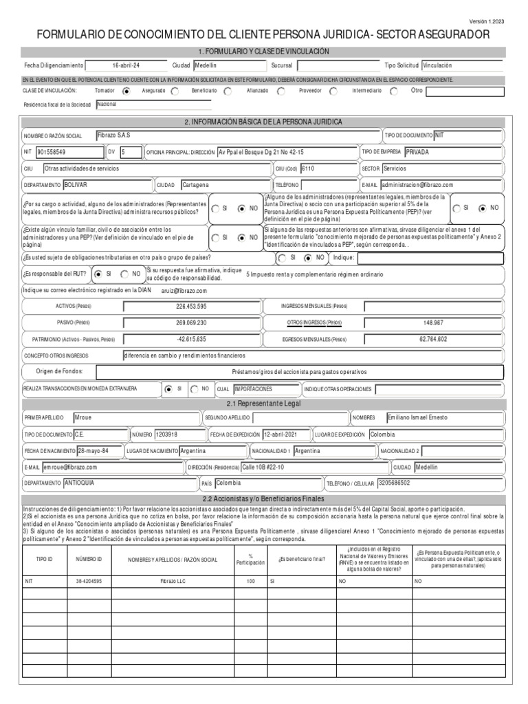 Sarlaft Actualizado 2023 | PDF | Seguro | Reaseguro