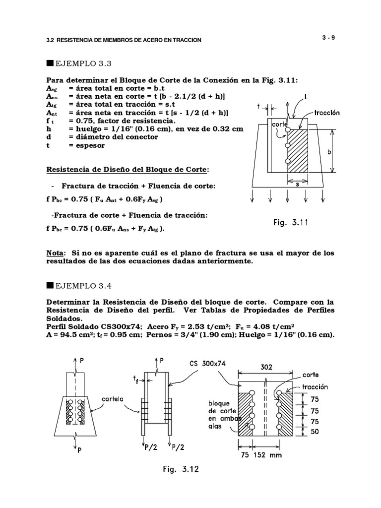 Ejemplos de Bloque Cortante y Armaduras 2,. LZB | PDF | Braguero | Hormigón