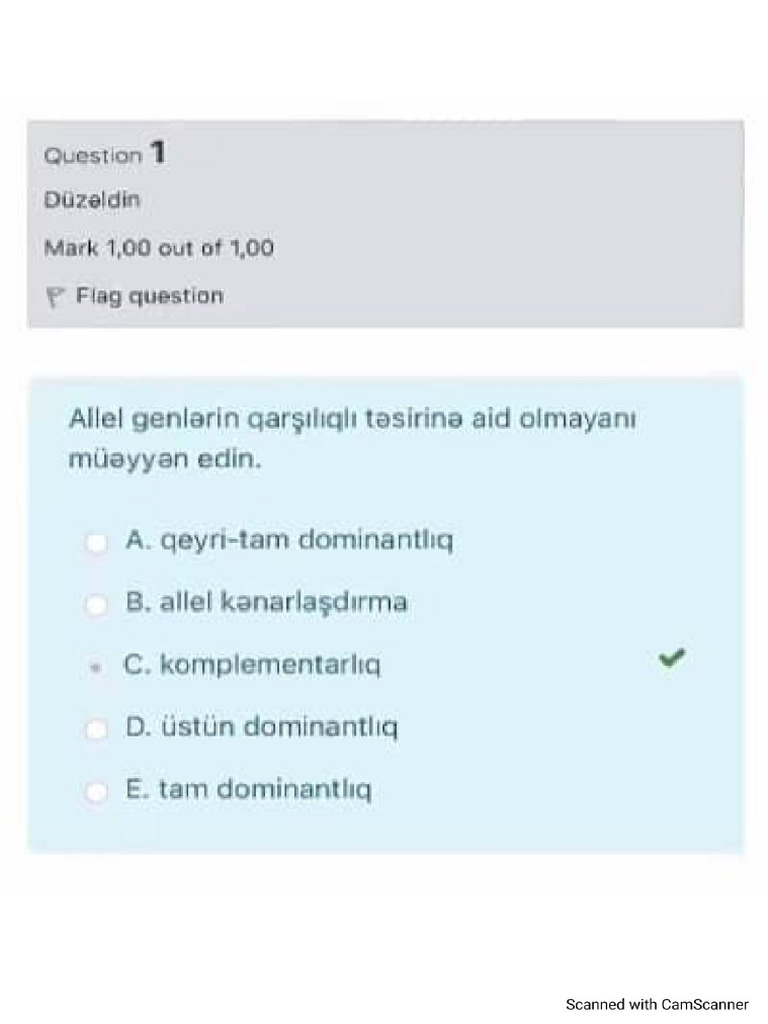 Biologiya MPF-2 Sessiya 2023-1 | PDF