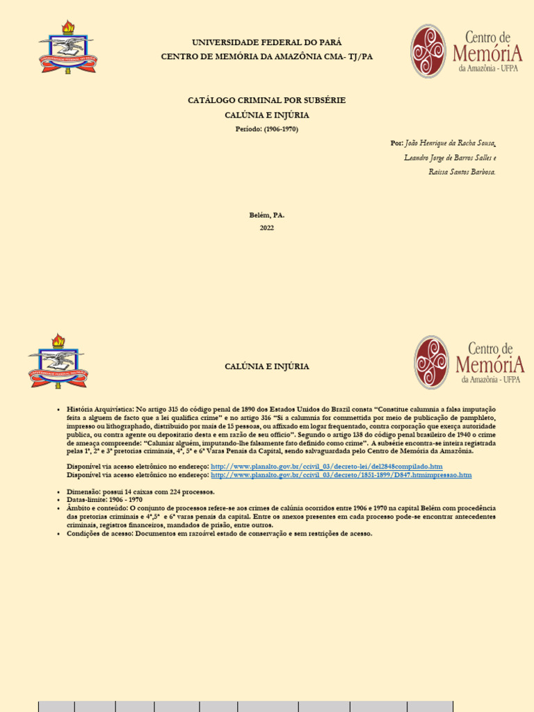 Calúnia | PDF | Direito Penal | Direito Público