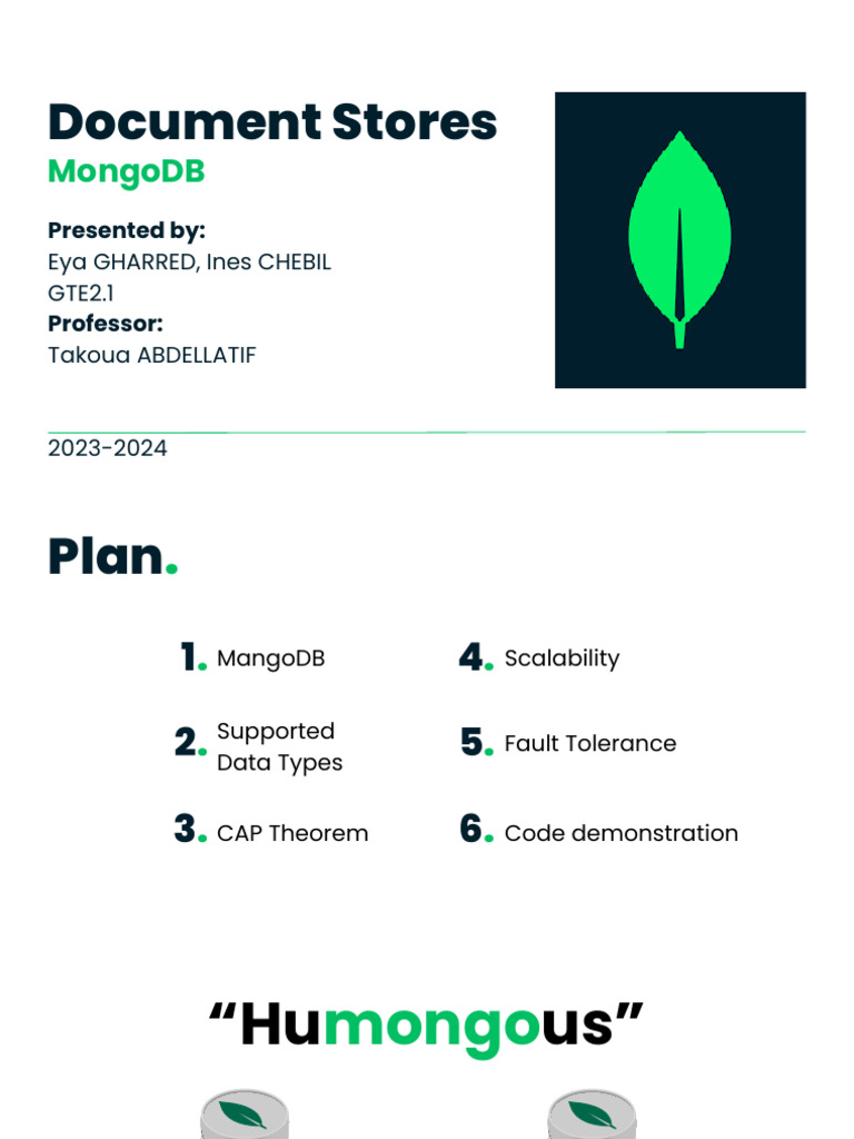 MongoDB | PDF | Scalability | Mongo Db