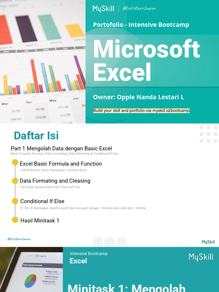 Microsoft Excel Portfolio 1 - Oppie Nanda Lestari L | PDF | Komputer