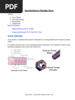 Threads - and - Threaded - Joints - Mechanical - Engineering - Drawing ...