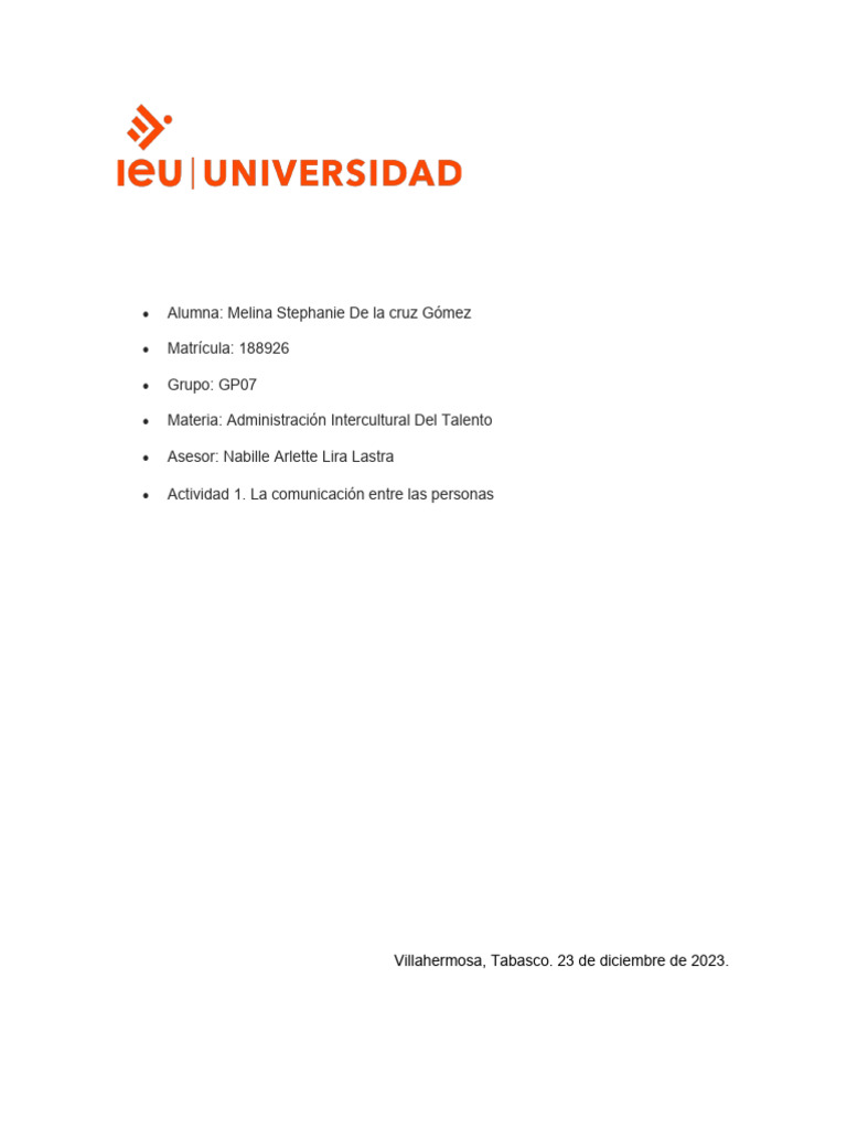 DeLaCruz Melina Act1 | PDF