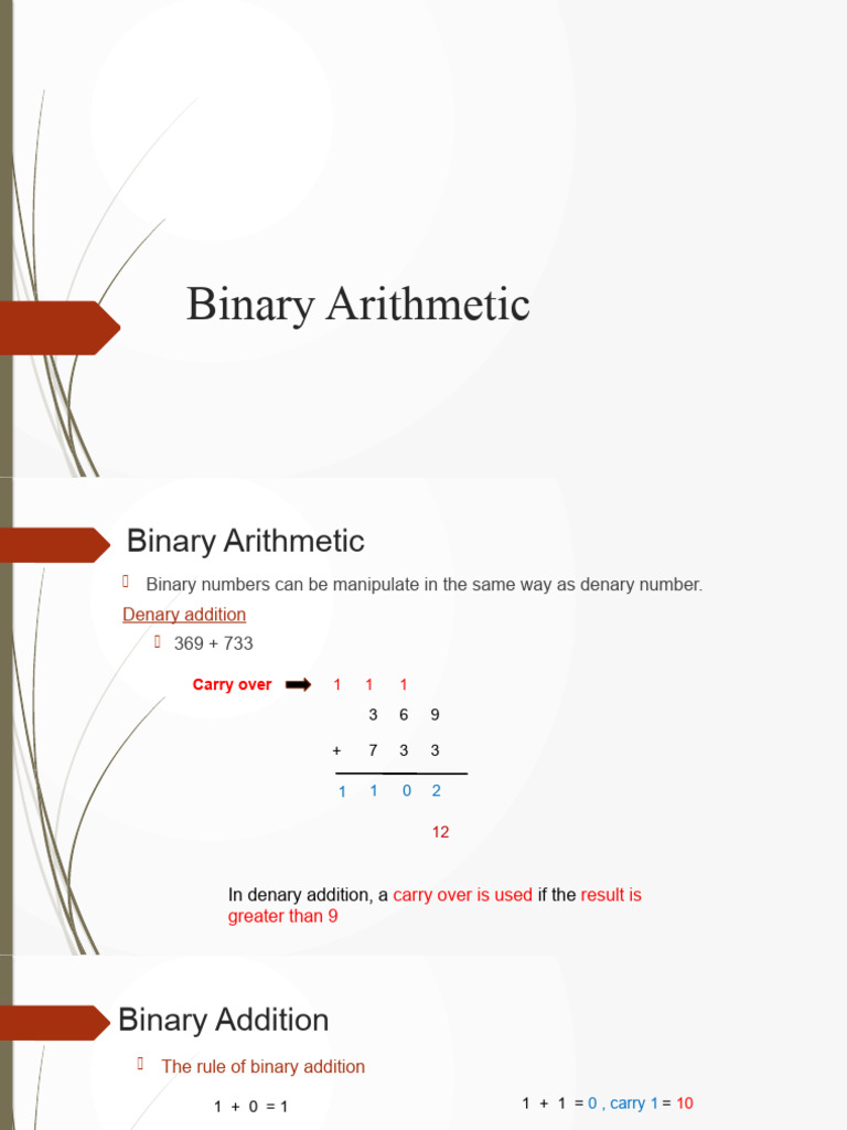 Chapter 1, Part 1 | PDF | Computing | Arithmetic