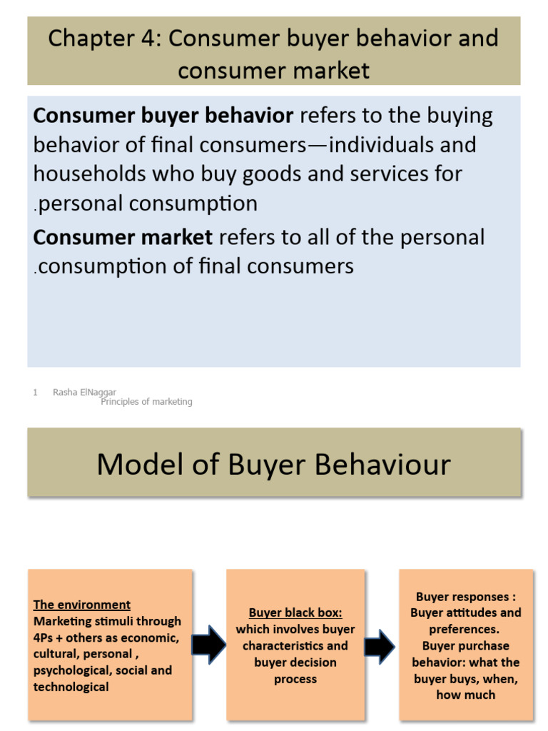 Chapter 4 modified | PDF | Behavior | Consumer Behaviour