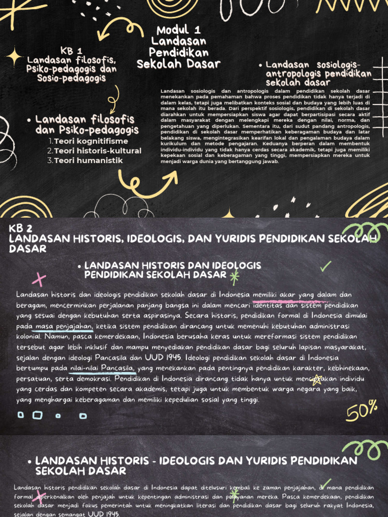 Black and White Chalkboard Mind Map Brainstorm - Compressed | PDF