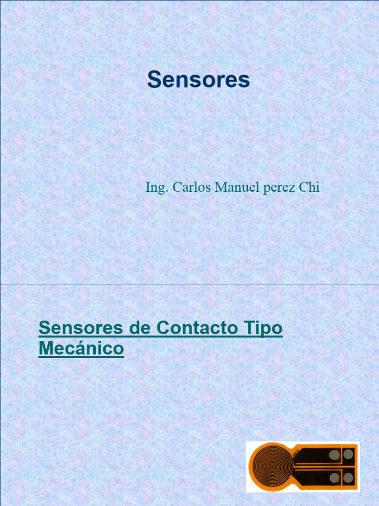 Sensores 2 | PDF | Sensor | Ingenieria Eléctrica