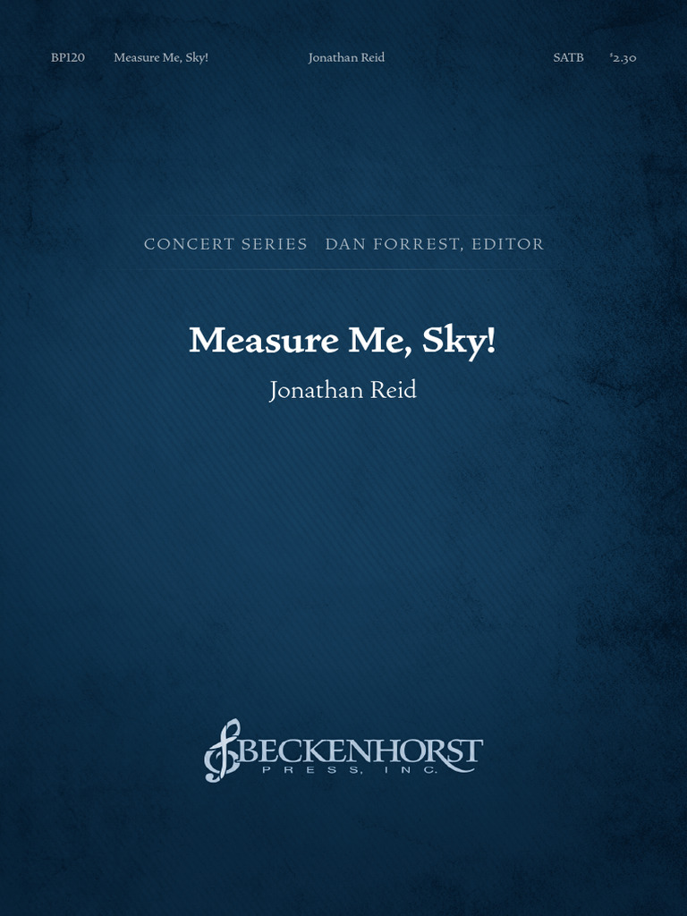 Measure Me, Sky! | PDF