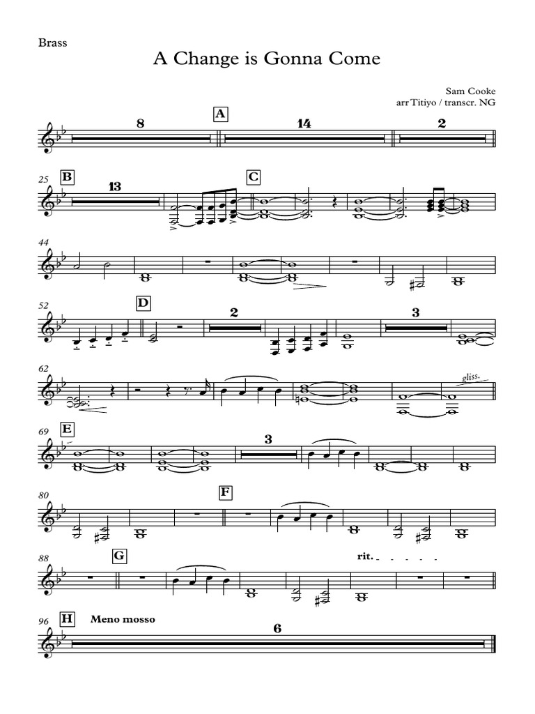 A-Change-is-Gonna-Come Parts | PDF