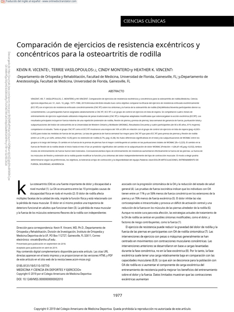 Eccentric and Concentric Resistance Exercise.1.en - Es | PDF | Medicina ...