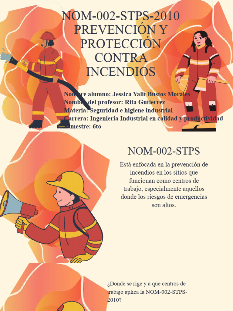 Nom 002 STPS | PDF | Incendios | Combustión