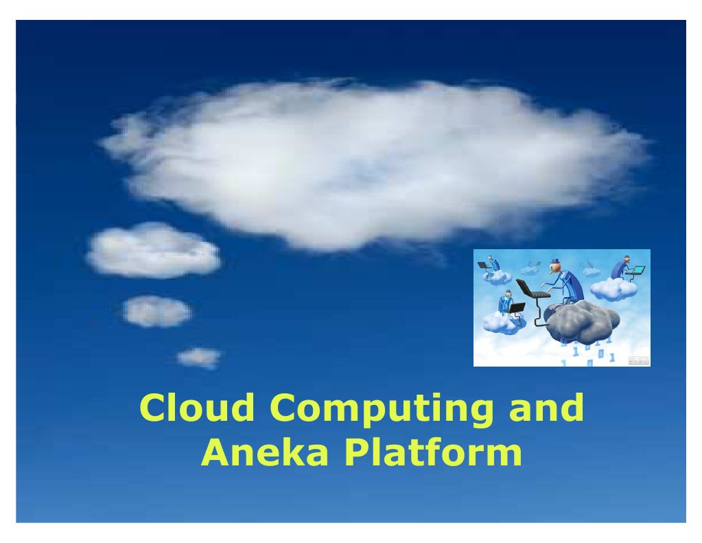 Cloud Aneka | PDF | Cloud Computing | Platform As A Service