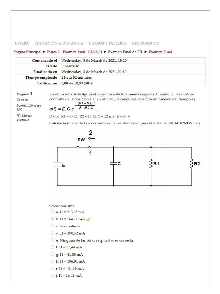 Final FisicaII 3 3 21 | PDF | Física Aplicada e Interdisciplinaria | Ciencias fisicas