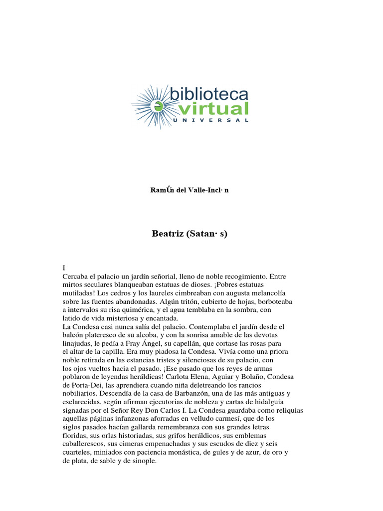 Beatriz | PDF | Satán