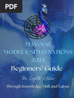 MUN Delegate Handbook | PDF | United Nations | International Relations