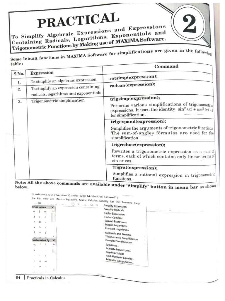 Practical 2 Maths | PDF
